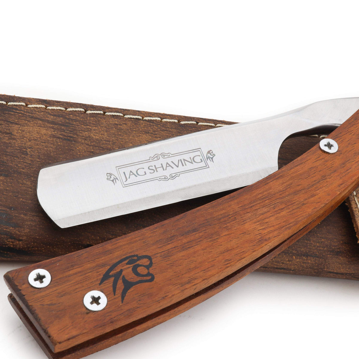 jag-shaving-straight-razor-with-fix-blade-and-with-wooden-handle ...